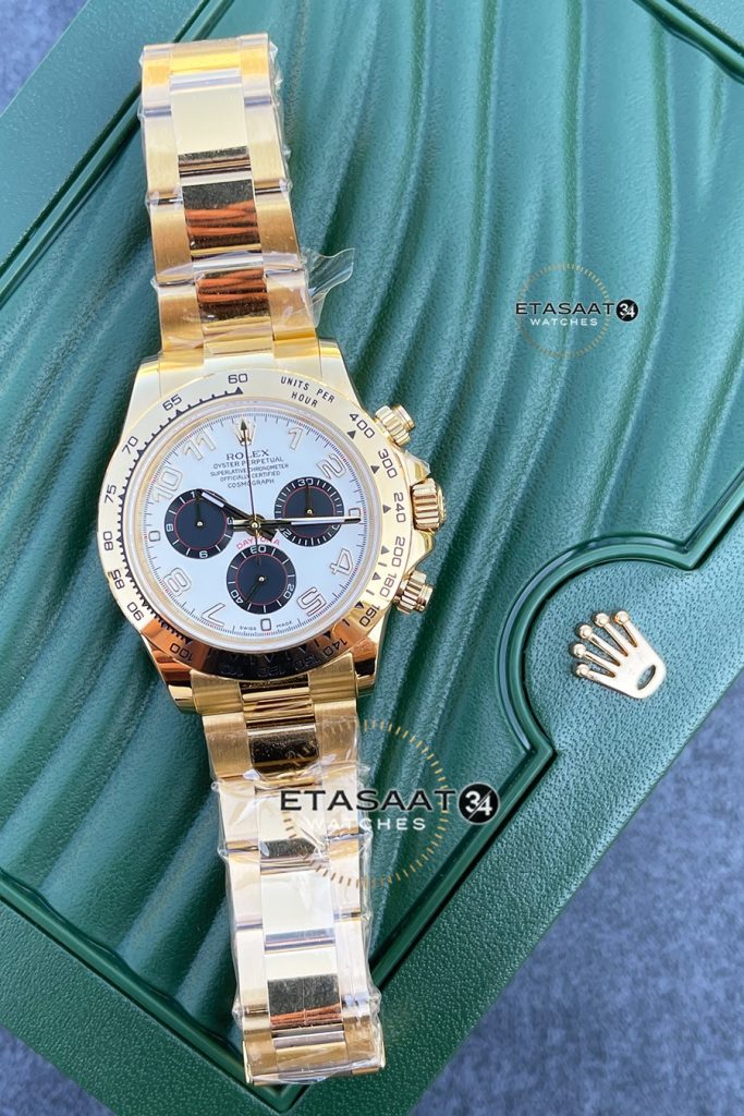 ETASAAT34 Rolex Cosmograph Daytona Kordon 4130 Super Clone ETA